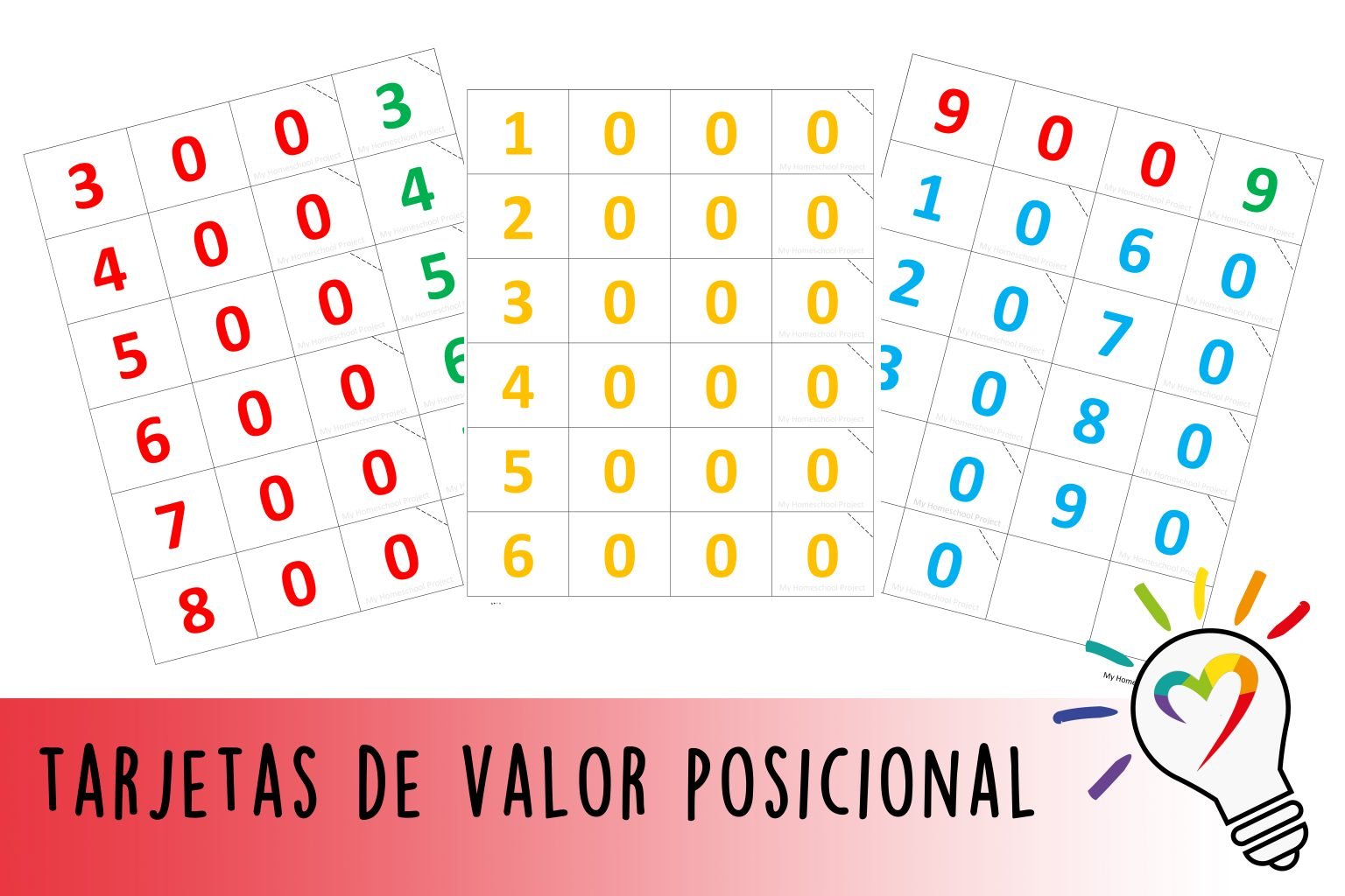 Libro móvil de números - My Homeschool Project