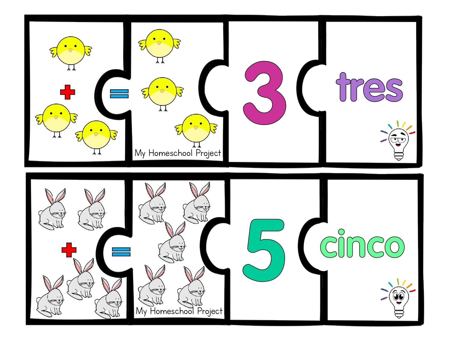 Rompecabezas de sumas - My Homeschool Project
