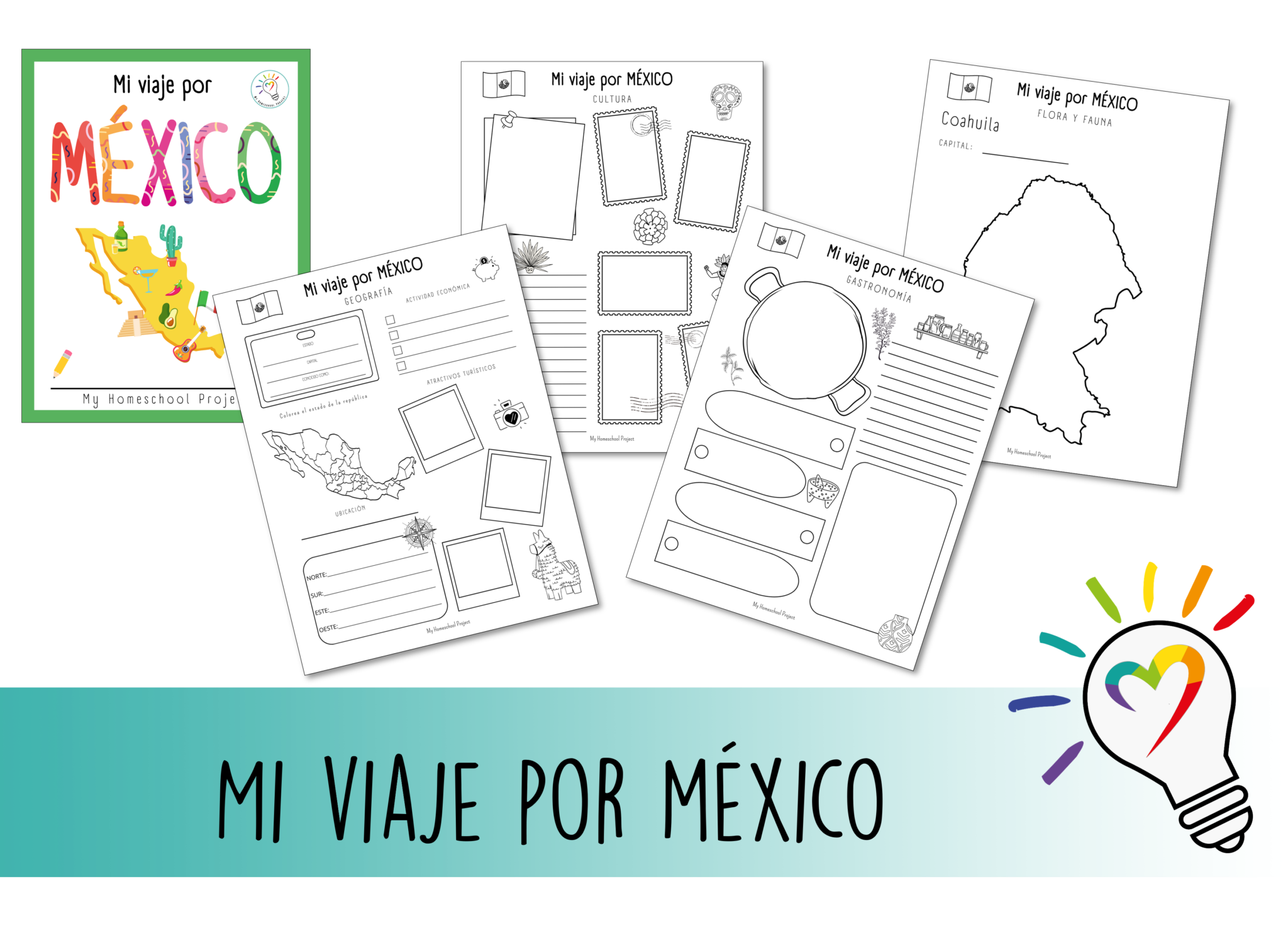 Cuadernillo Mi viaje por México - My Homeschool Project